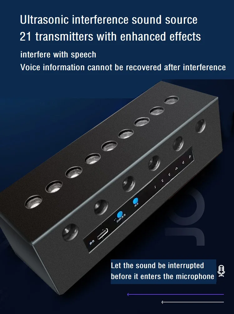 Anti Voice Recording With Ultrasound Interference And Anti Wiretapping Features Free Shipping