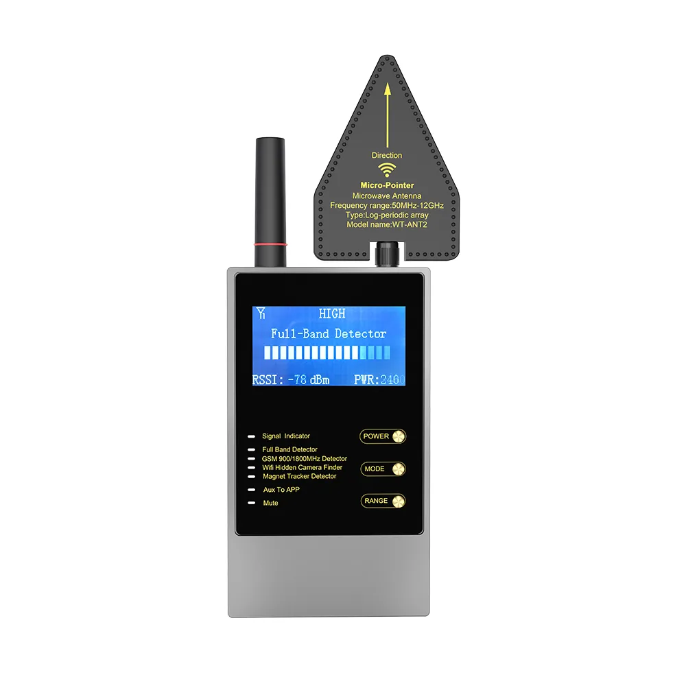 RF & Magnetic Bug Detector Anti-Tracking & GPS Camera Finder - Free ...